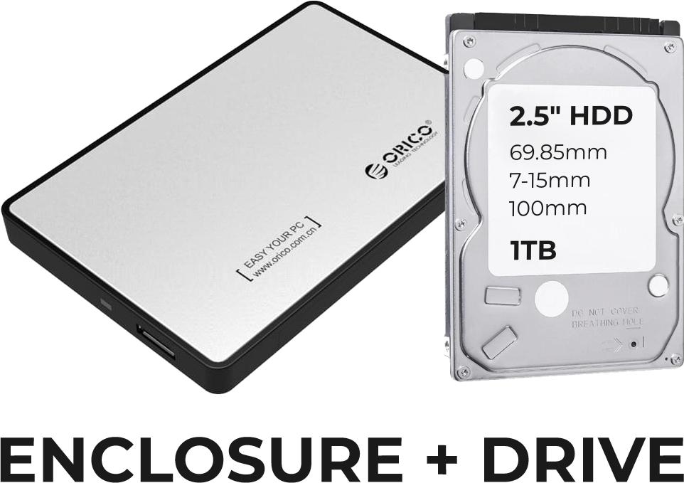 External Drives - Assembled Silver Ext 1Tb Hdd Hard Drives was listed ...